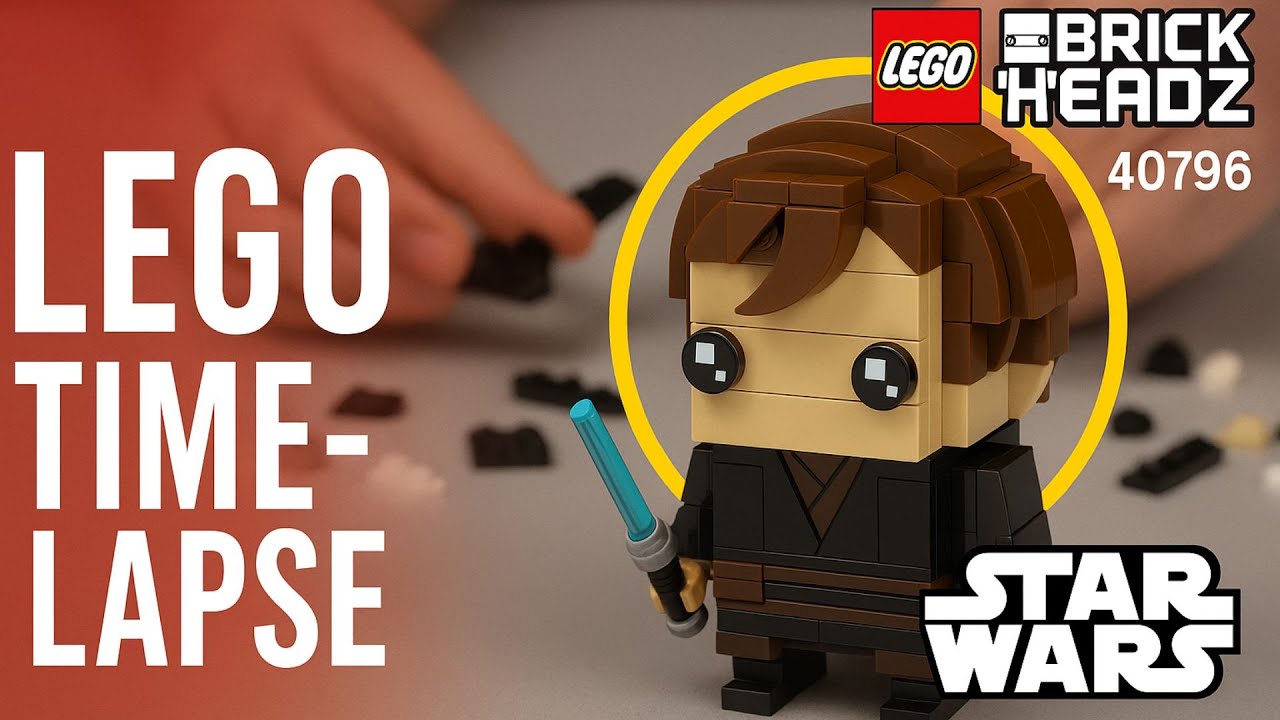 Building Anakin Skywalker! | LEGO BrickHeadz Star Wars Speed Build ...