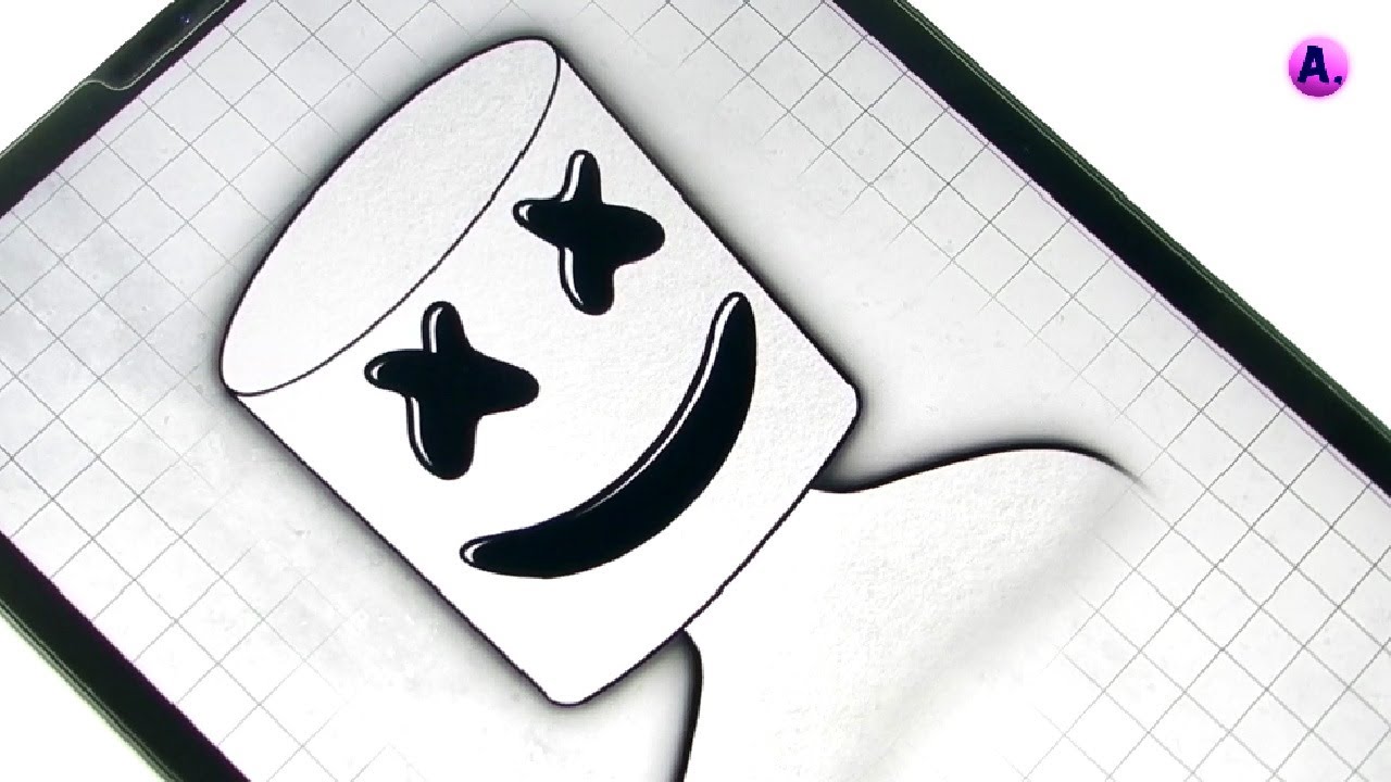 Marshmallow Art illustration in procreate | Satisfying & Relaxing Art ...