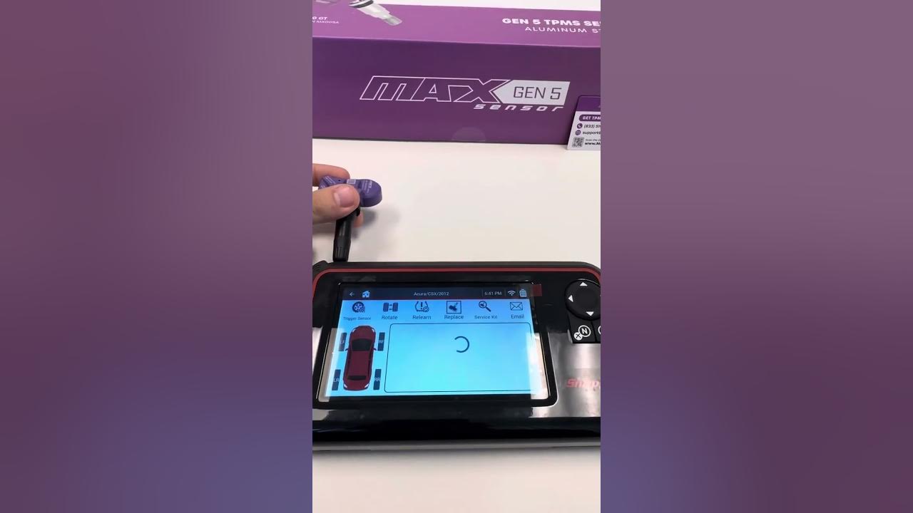 Snap-on TPMS 5 - Programming a MAX Gen 5 Sensor - YouTube