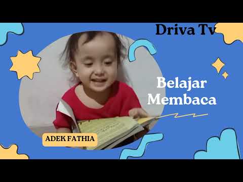 Adek imut lagi belajar membaca, auto gemes