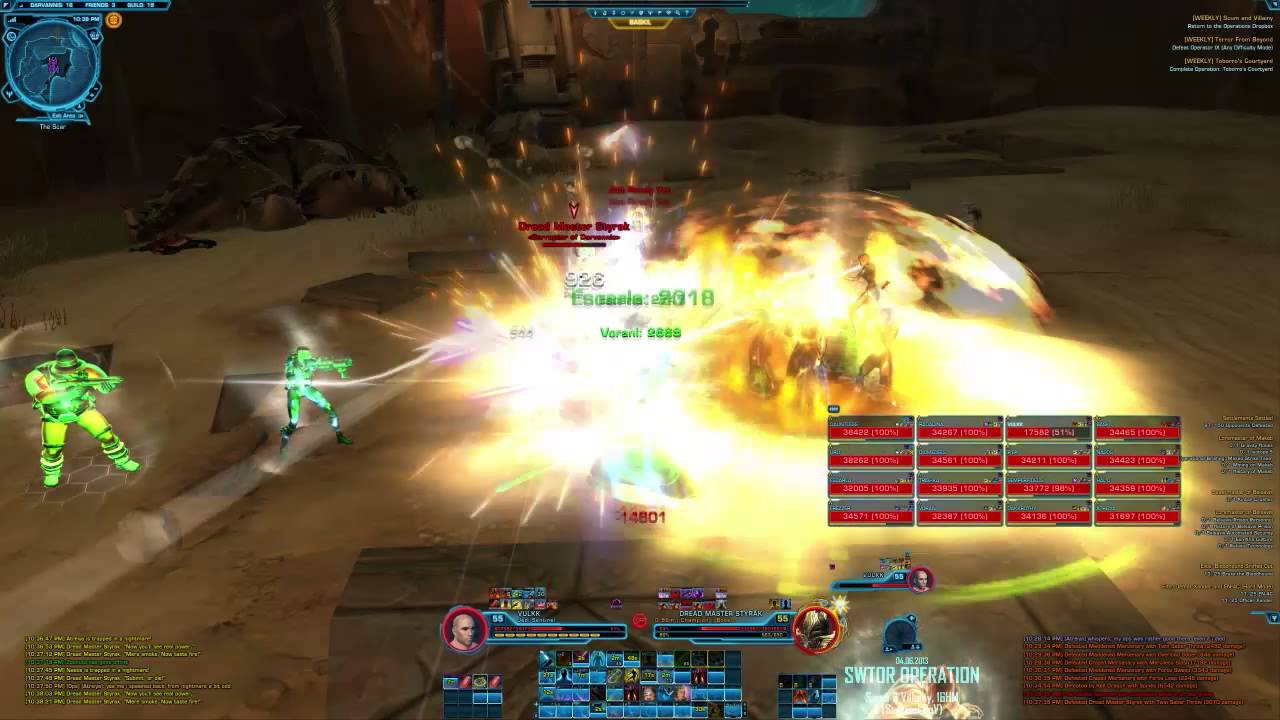 SWTOR OPS - Dread Master Styrak Hard Mode [SOLSTICE] - | Sentinel PoV ...