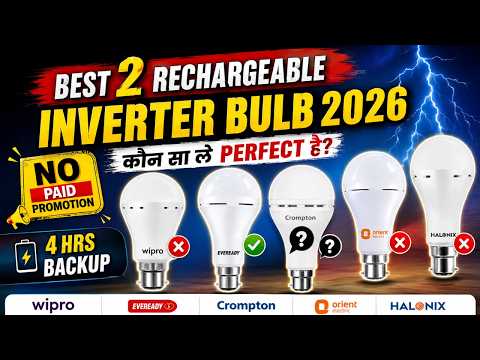 LIVE TESTING⚡Best Rechargeable LED Bulb⚡Charging Bulb/Rechargeable Bulb⚡Best Emergency Bulb for Home