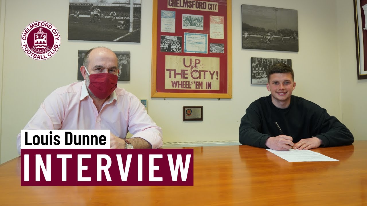 Louis Dunne's first interview after joining the Clarets - YouTube