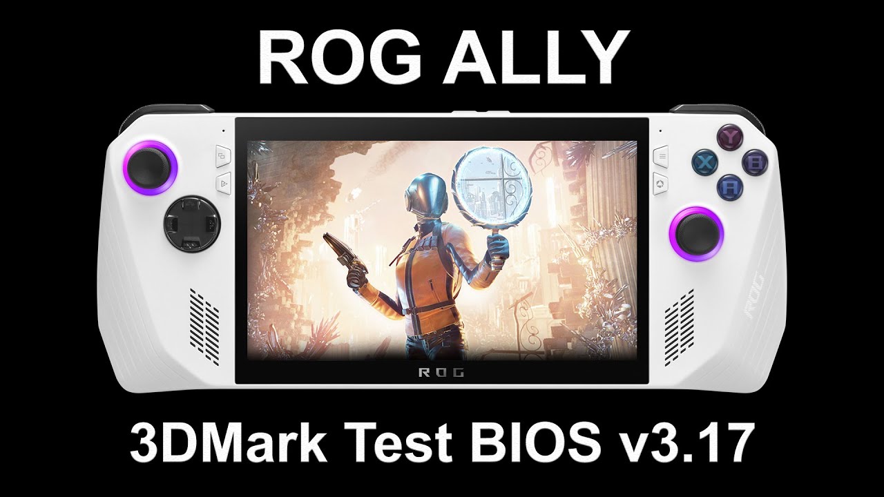 Asus ROG Ally 3DMark Test - BIOS v3.17 - YouTube