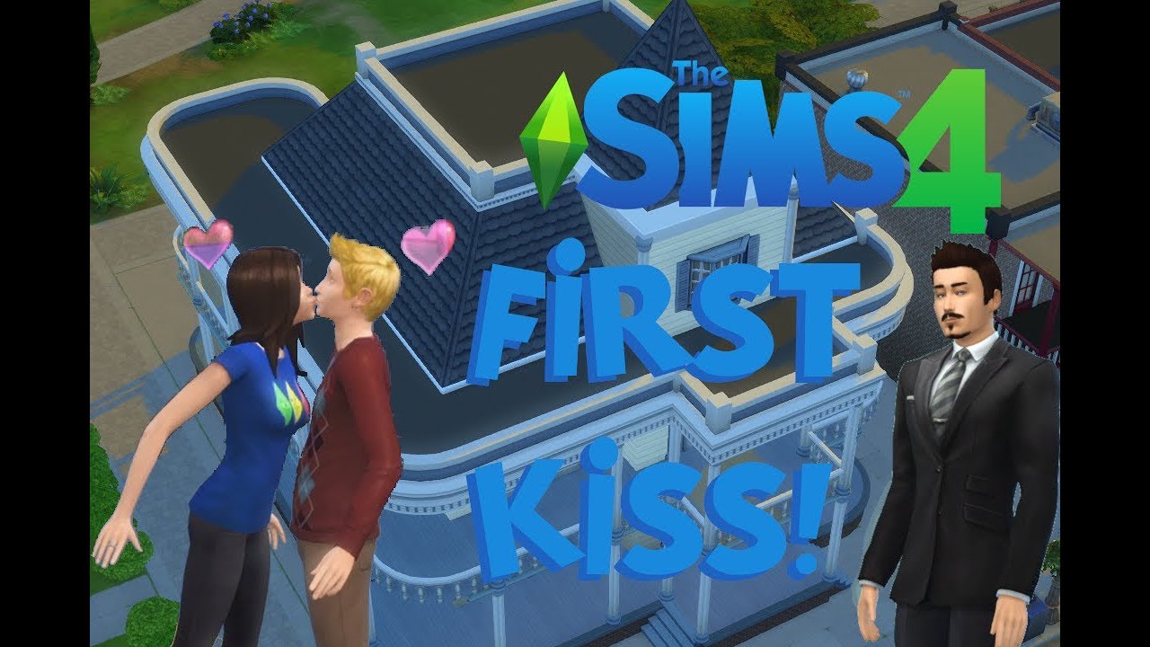 FIRST KISS! - Sims 4 PS4 - Episode 3 - YouTube