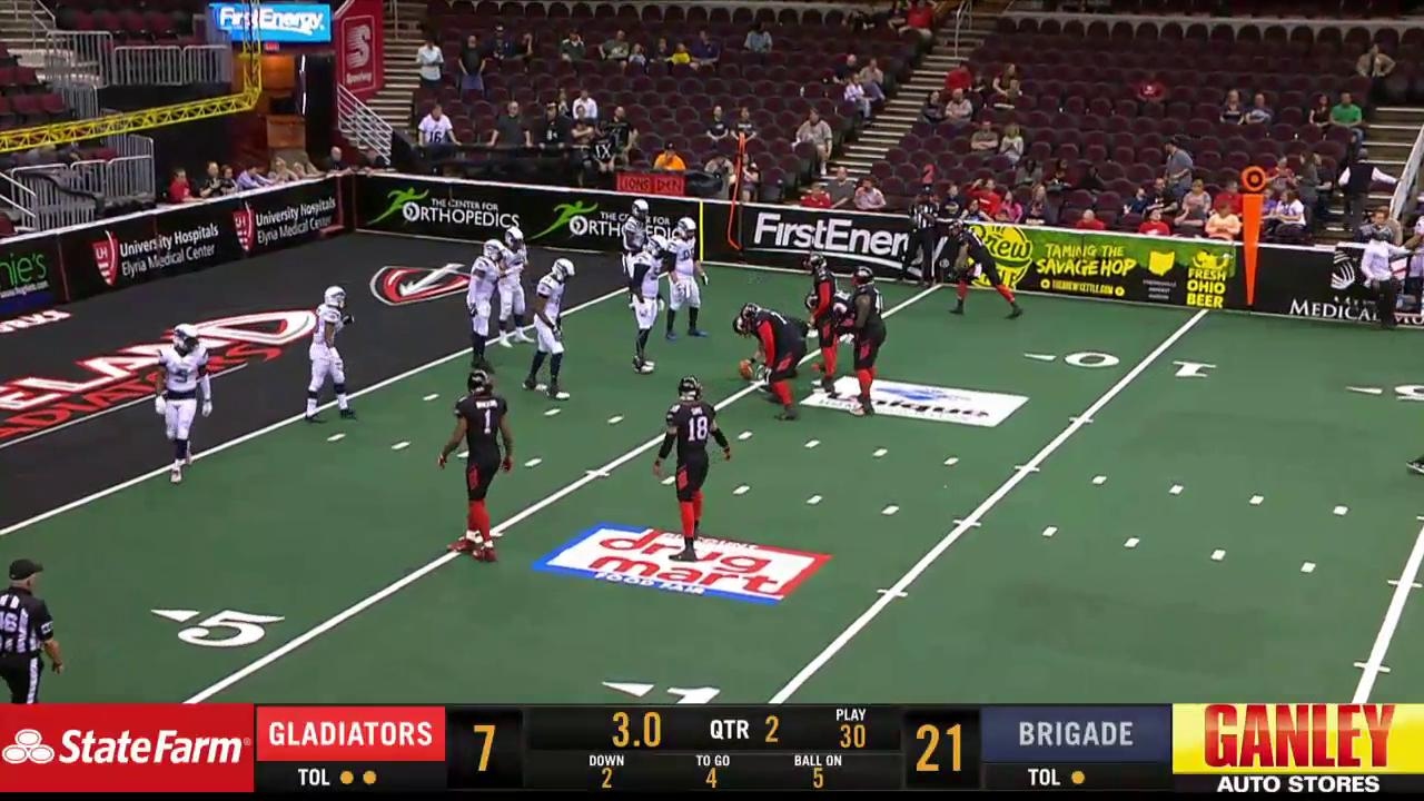 Gladiators Score Before Halftime (04.16.17) - YouTube