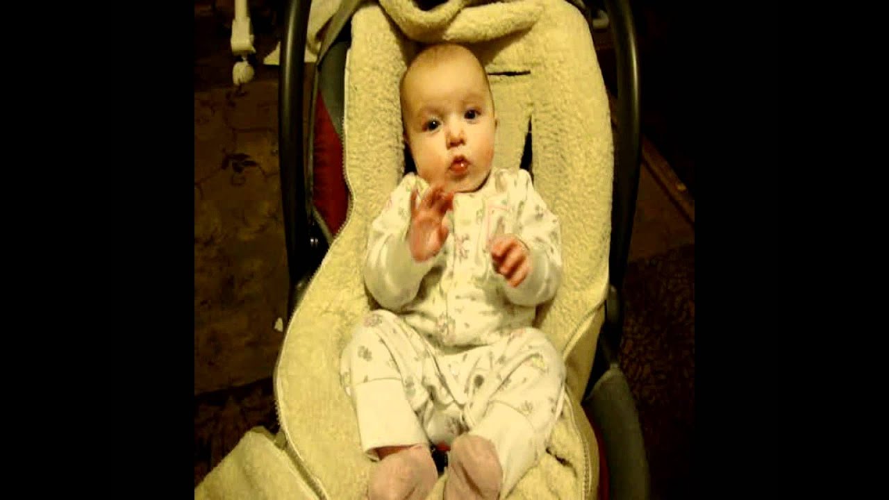 2010 01 M gives Daddy the silent treatment - YouTube
