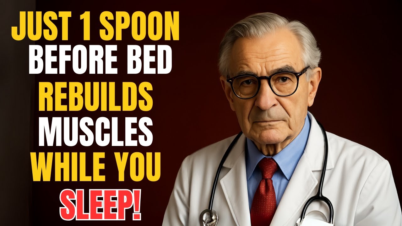 Over 60? Take This Spoon Before Sleep — Feel Stronger in Weeks - YouTube