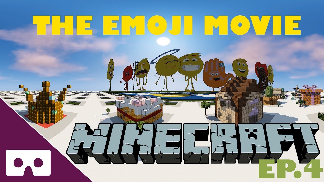 Emoji Movie City Minecraft VR 360° - EP.4 - YouTube