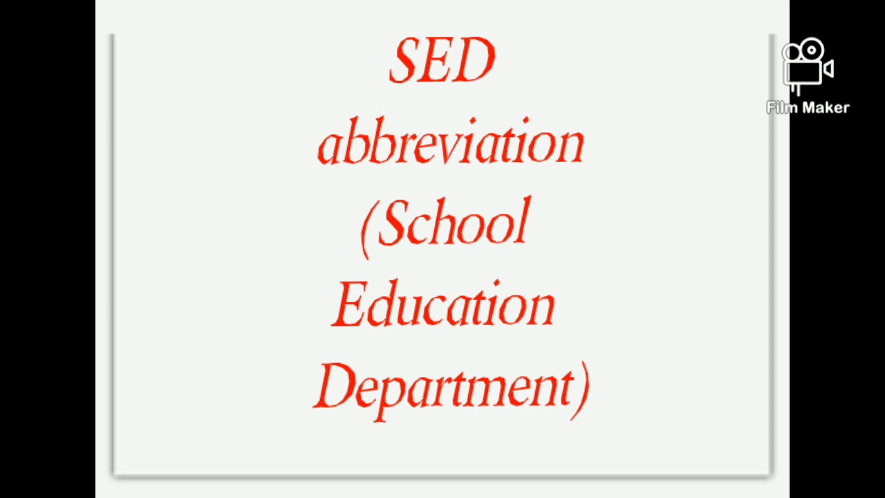 #shortvedios,school education department,SED abbreviation - YouTube