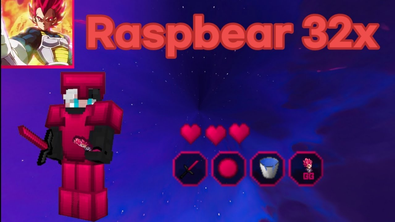 Raspbear 32x | FPS+| Texture pack | MCPE | Minecraft bedrock | Motion ...