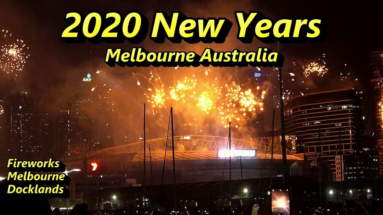 Melbourne Australia 2020 New Year's Eve fireworks spectacular - YouTube