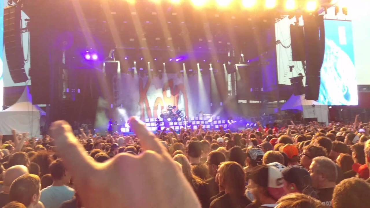 New Korn song, Chicago open air 2016 - YouTube