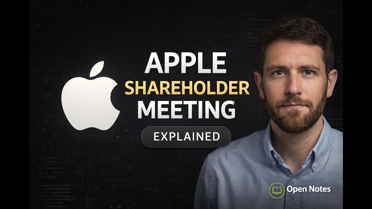 Apple Inc. 2026 Shareholder Meeting | Explained - YouTube