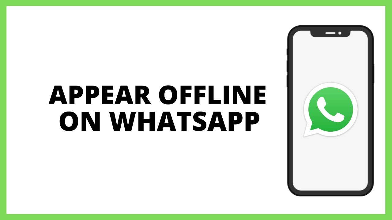 How to appear offline on whatsapp when online - YouTube