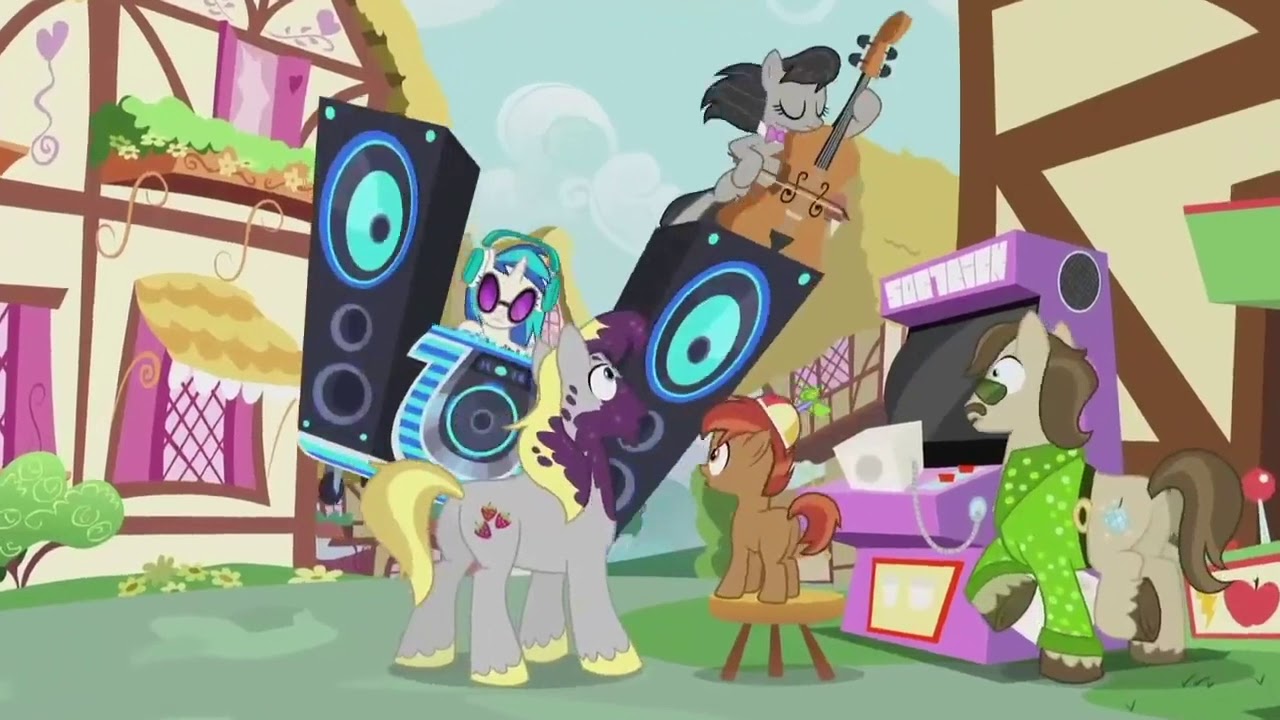 MLP - Octavia and DJ Pon 3's Dubstep Cello through Ponyville scene ...