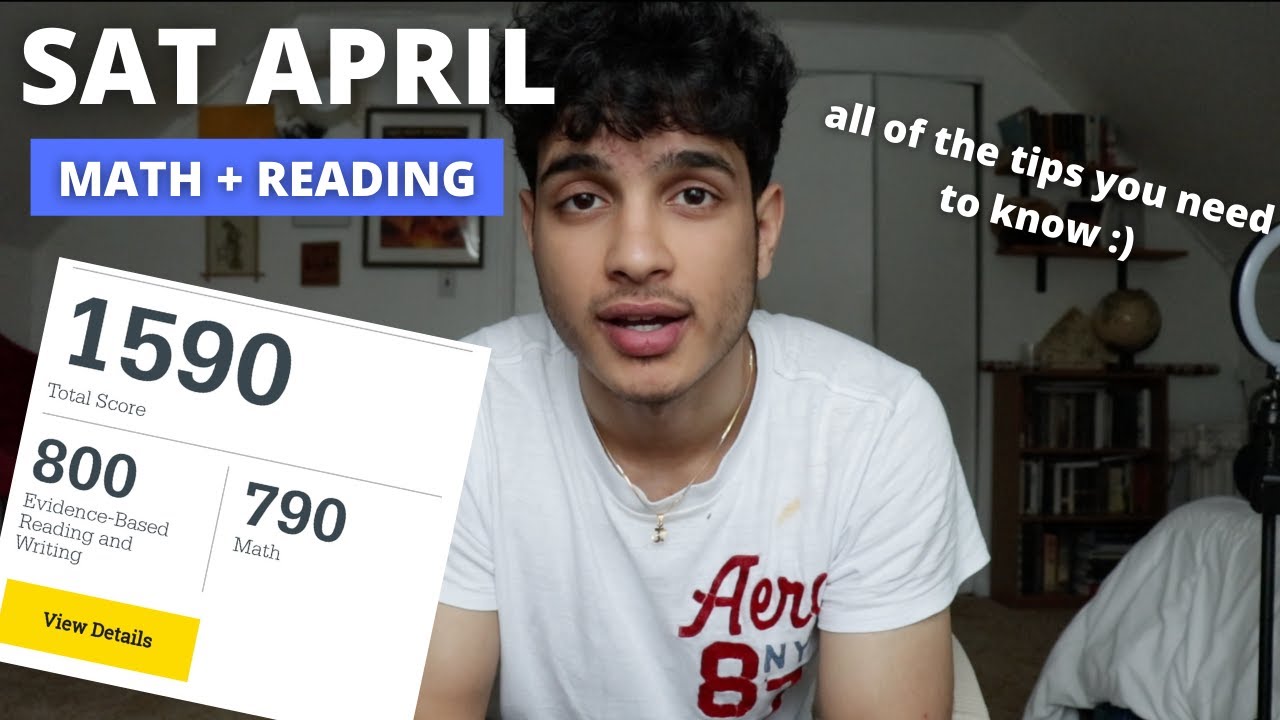 APRIL SAT MATH + SAT READING TIPS! ACE THE SAT! - YouTube