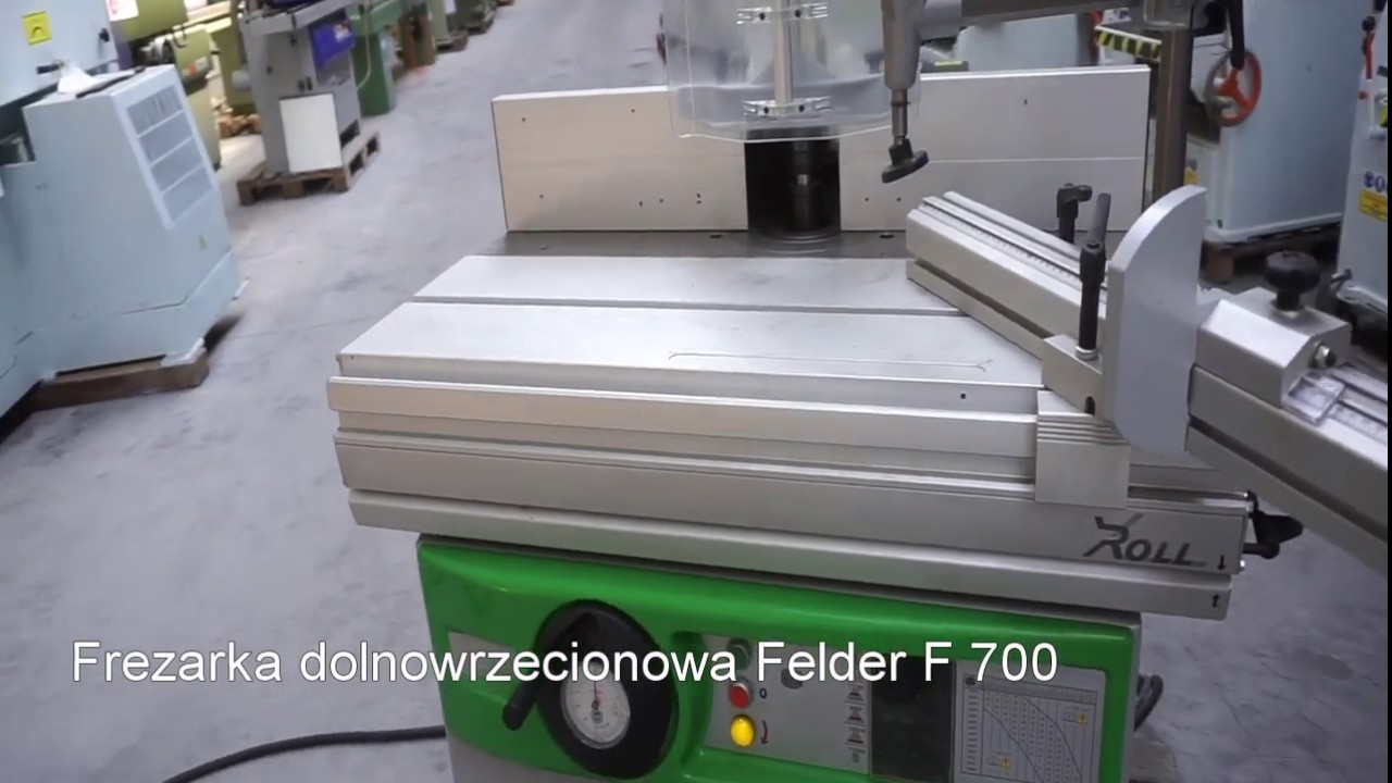 Frezarka dolnowrzecionowa Felder F 700 ** MAR-MASZ - YouTube
