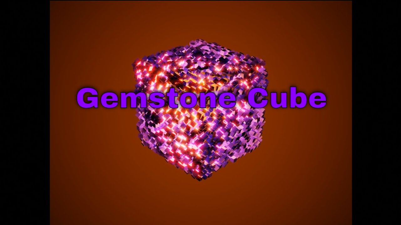 Gemstone Cube of Cubes - Third Blender Project - YouTube