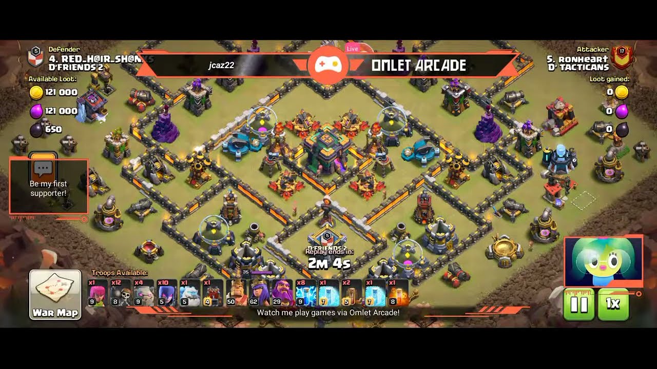 Watch me stream Clash of Clans on Omlet Arcade! update coc please me ...