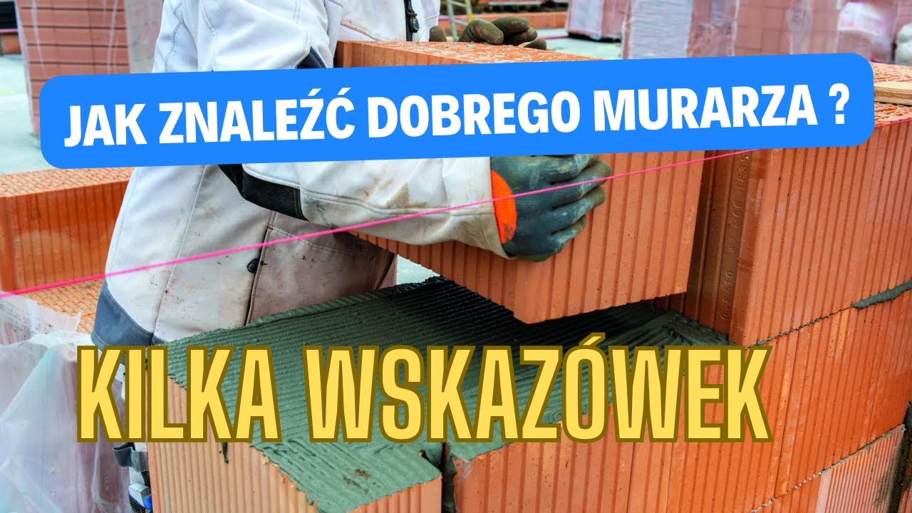 Jak znaleźć dobrego murarza ? 69/100 🏠 #jaskółka4zgarażem - YouTube