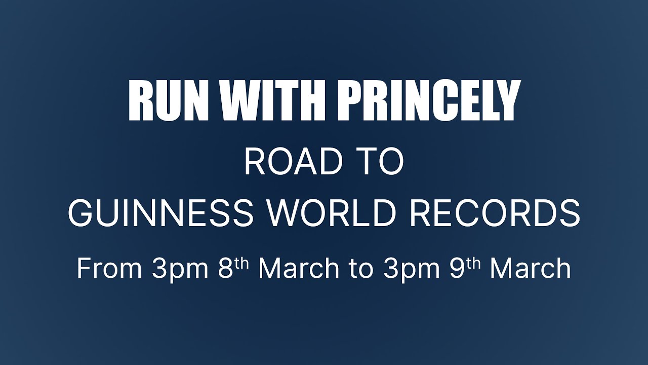 RUN WITH PRINCELY ROAD TO GUINNESS WORLD RECORDS - YouTube