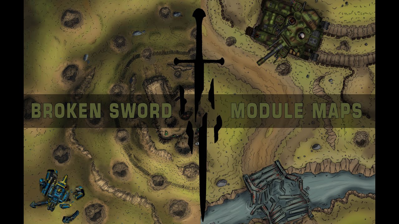 BROKEN SWORD maps drawing timelapse - YouTube