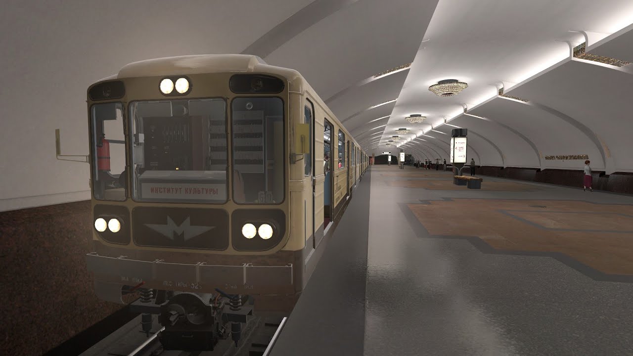 METROSTROI SUBWAY SIMULATOR / РЕАЛИСТИЧНЫЙ СИМУЛЯТОР МАШИНИСТА МЕТРО ...