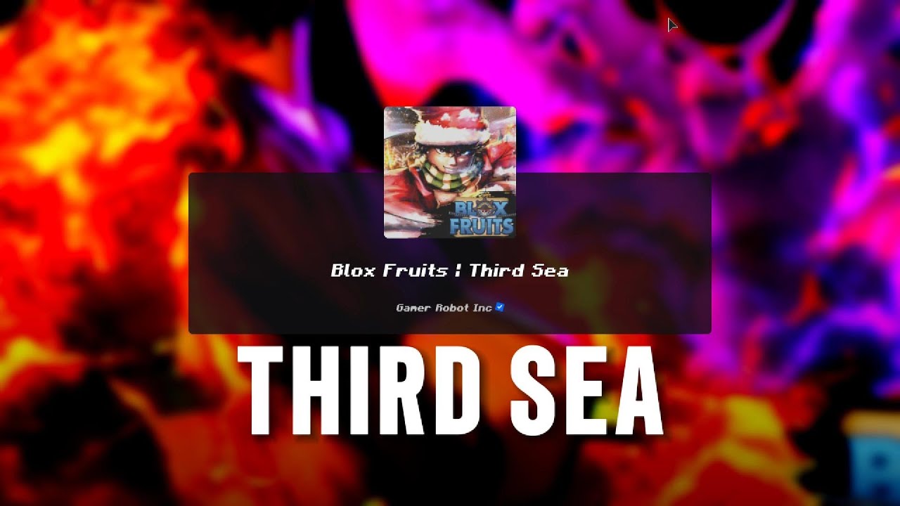 THE THIRD SEA ROBLOX BLOXFRUIT - YouTube