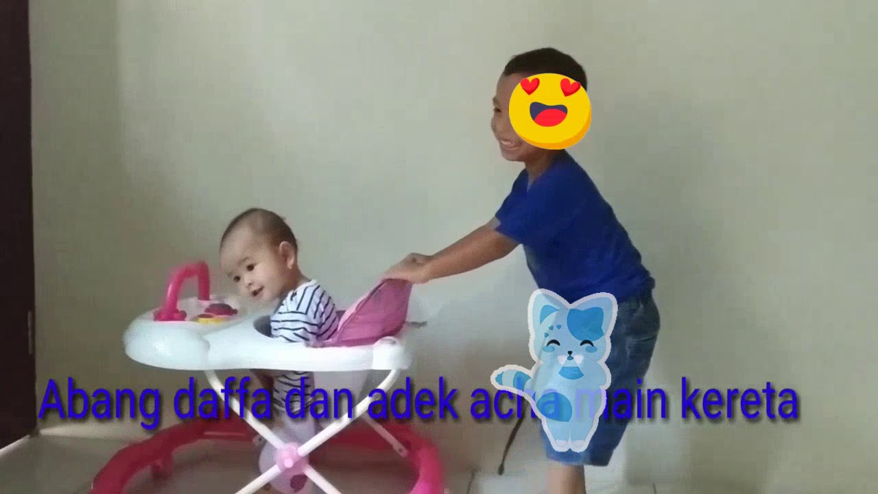 Abg Dan Adek Main Kereta Youtube