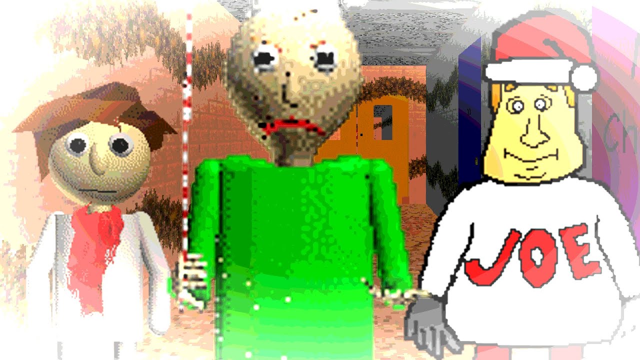 Playing again Baldi's Basics Christmas Bash!/Baldi's Basics Mod! - YouTube
