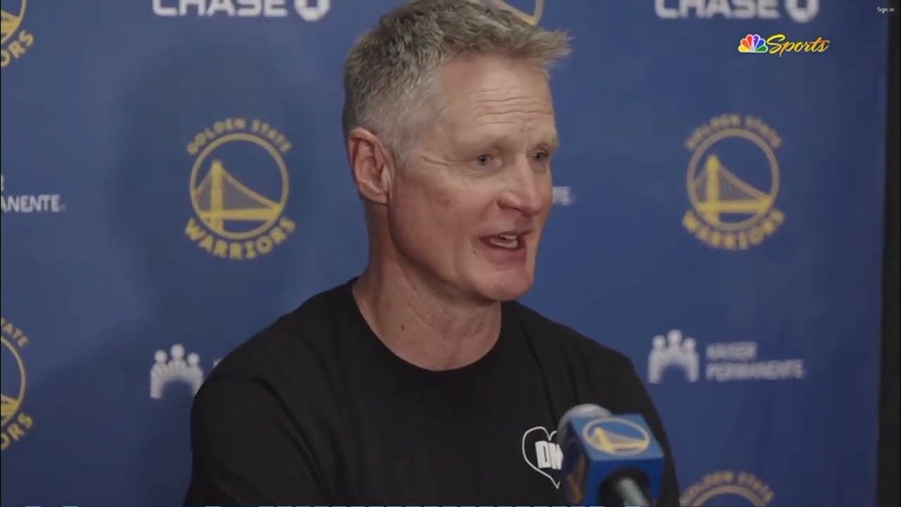 Steve Kerr PostGame Interview | Golden State Warriors vs Los Angeles Lakers - YouTube