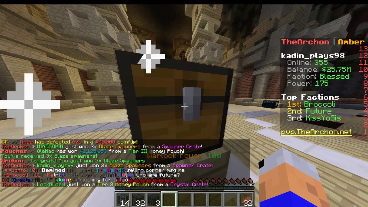 Minecraft Factions Amber EP 2 LOTS of Spawner Keys opening ALL ! - YouTube