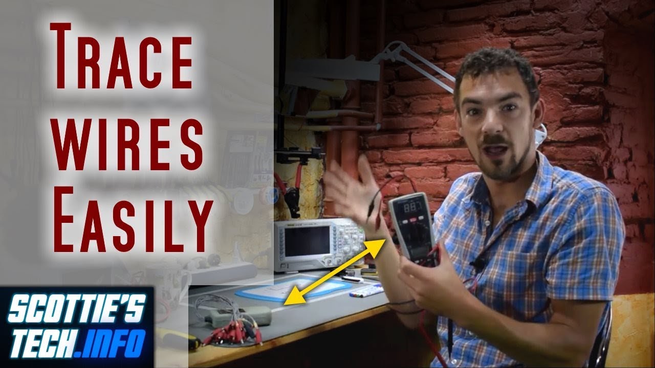 Easily trace wires with the Voltcraft LZG-1 / Extech CT40 - YouTube
