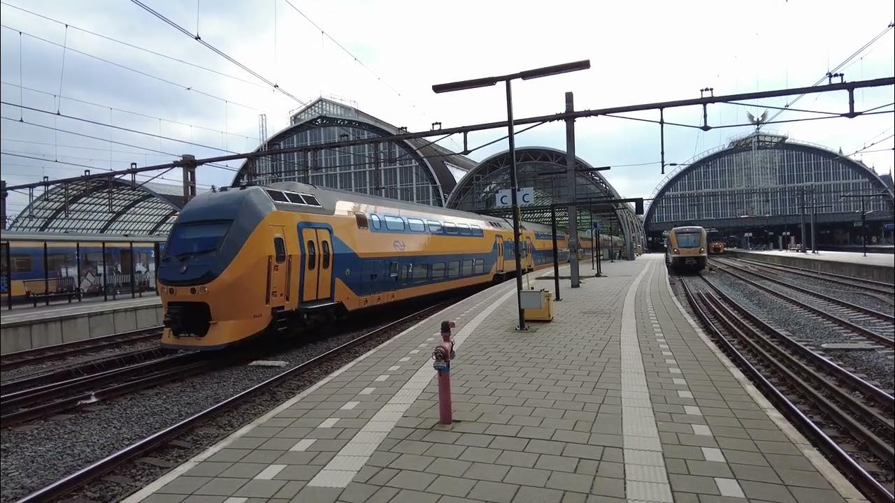 [4k] Amsterdam Centrum 🇳🇱 Intercity IC and Sprinter Trein #travel # ...