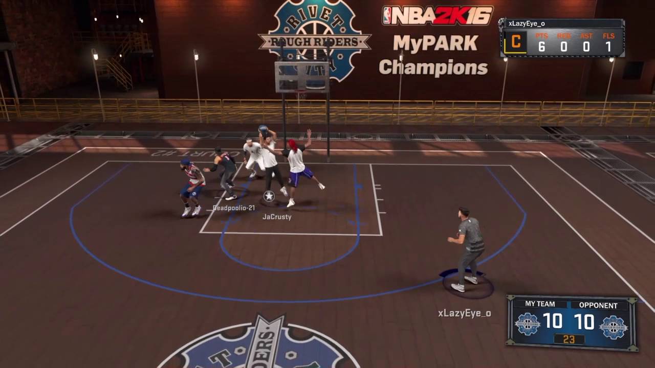 NBA 2k17 6’3 slasher PG contact dunks - YouTube