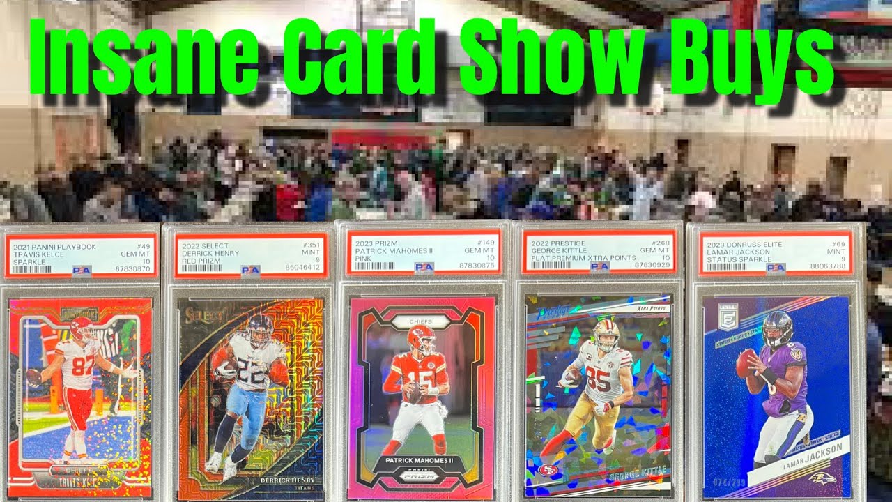 Insane Card Show Finds!! - YouTube