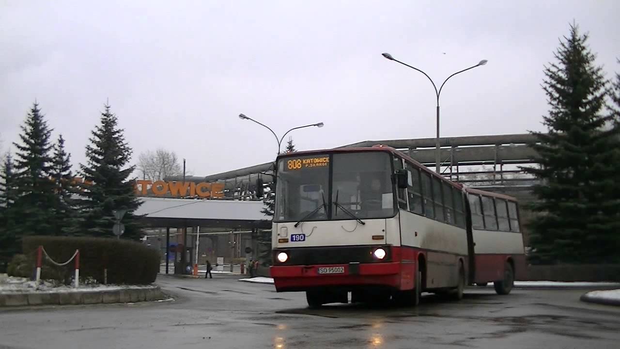 Ikarus 280.26 #190 PKM Sosnowiec - YouTube