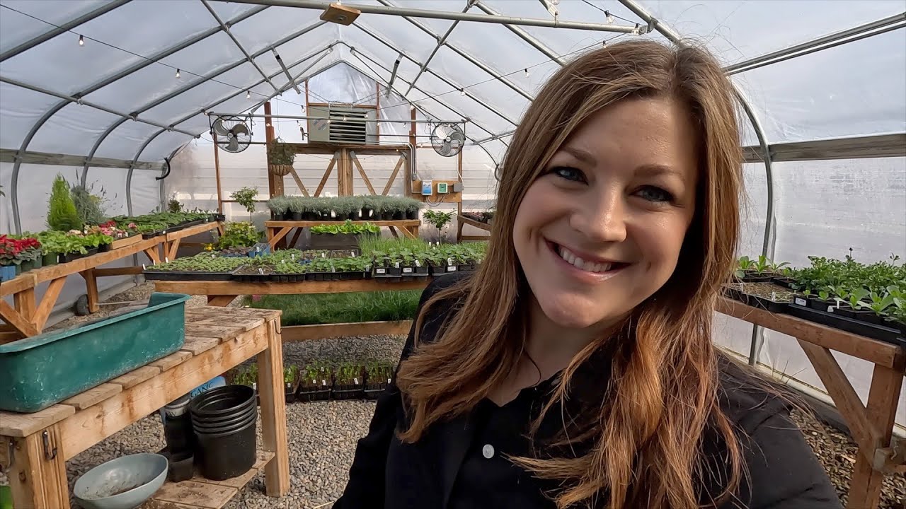 Greenhouse Tour + Update on ALL of Our Seedlings! 🌿💚🙌 // Garden Answer ...
