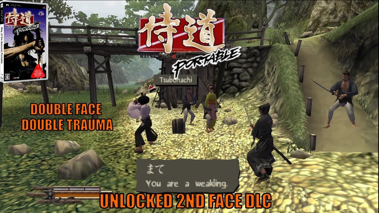 UNLOCKED 2ND FACE DLC - Samurai Dou Portable PSP😂 - YouTube