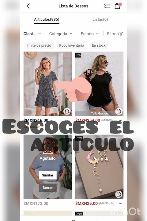Shein - como buscar el articulo con "sku" ó "articulo id" - YouTube