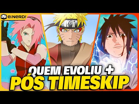 NARUTO VS SASUKE VS SAKURA: QUEM EVOLUIU MAIS NO TIMESKIP?