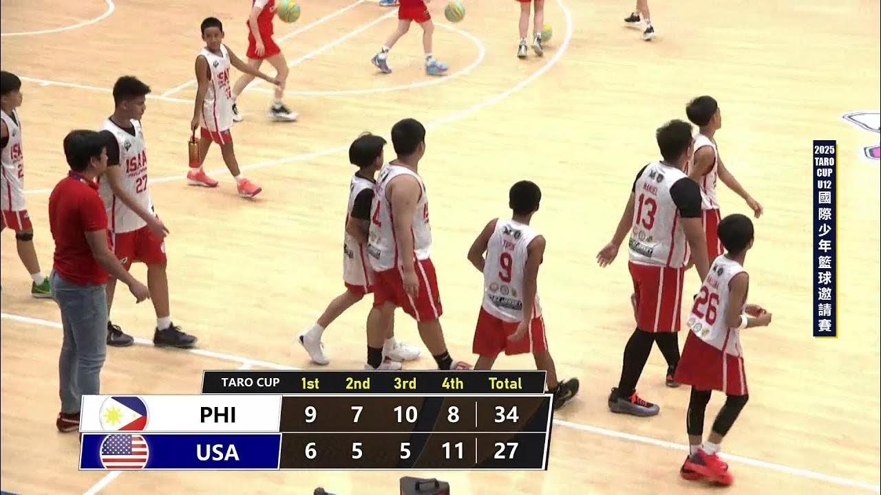 20250620 TARO CUP U12國際少年籃球邀請賽 10:00 ISAAL PHILIPPINES VS 3 Point Swish - YouTube