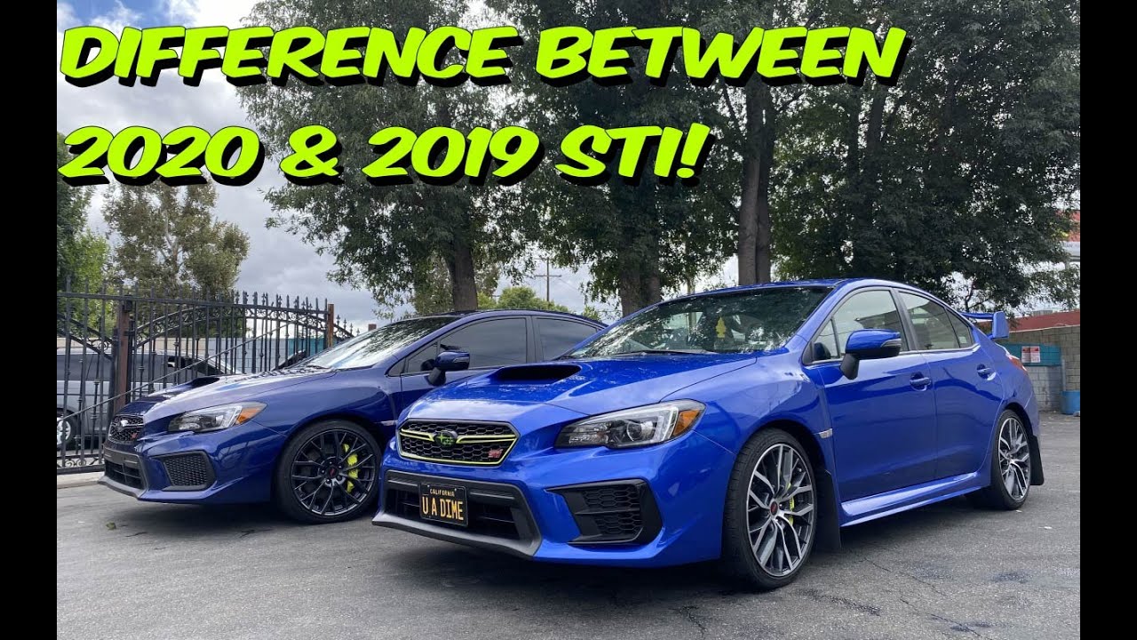 2020 STI vs. 2019 STI Differences! - YouTube