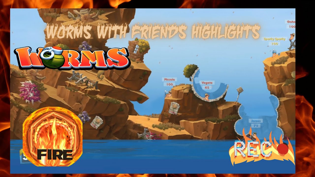 Worms with friends highlights - YouTube