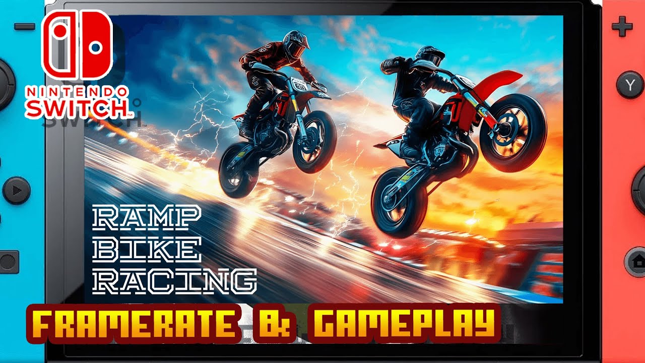 Ramp Bike Racing - (Nintendo Switch) - Framerate & Gameplay - YouTube
