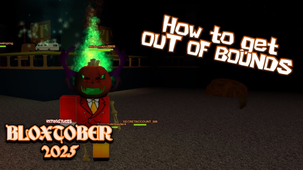 How to get OUT OF BOUNDS in the Bloxtober 2025 Countdown Hub ...