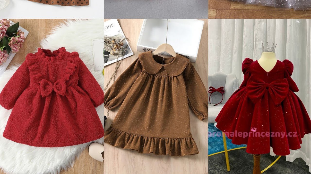 so beautiful and gorgeous baby girl winter frock ideas #2024# - YouTube