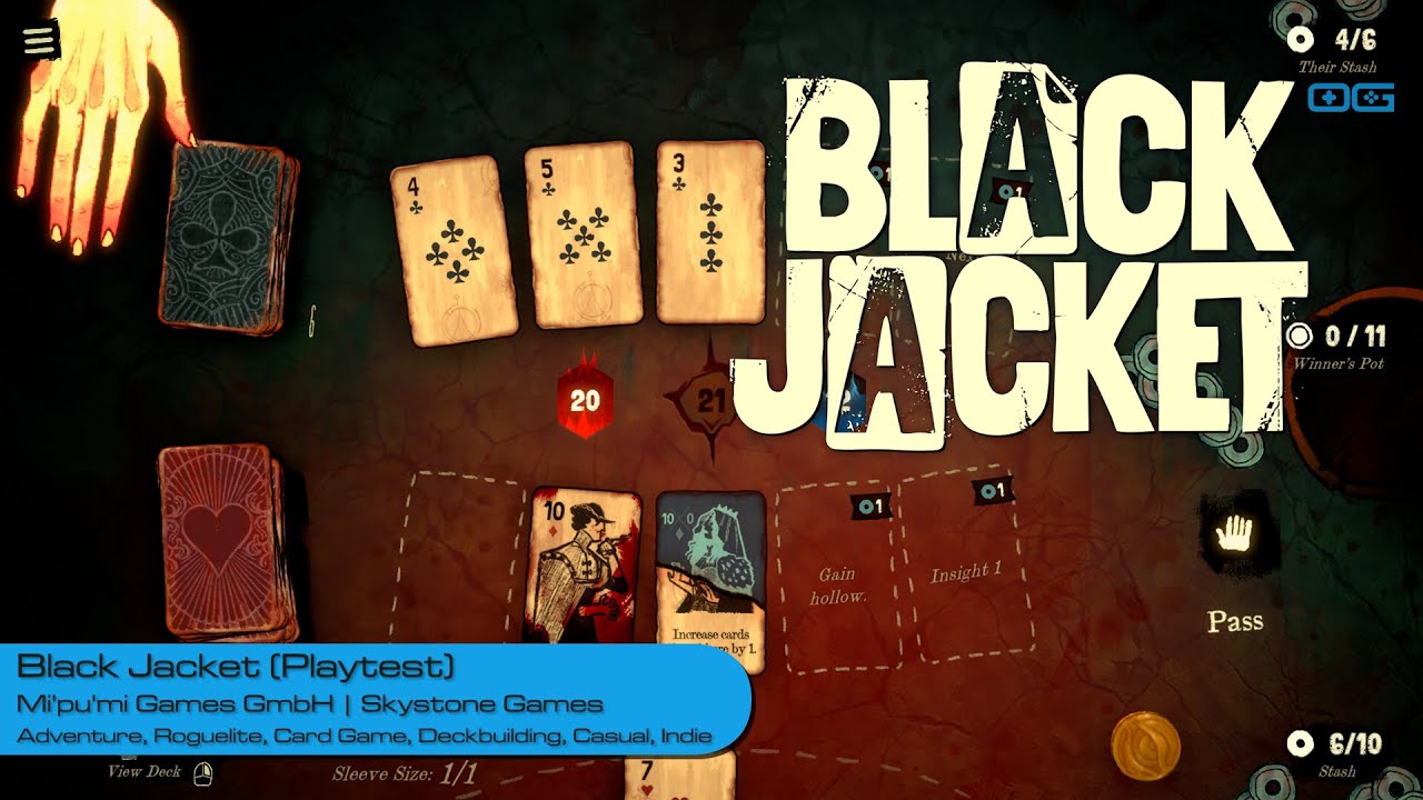 Black Jacket: How Hell-Itself Became a Blackjack Table (Playtest ...