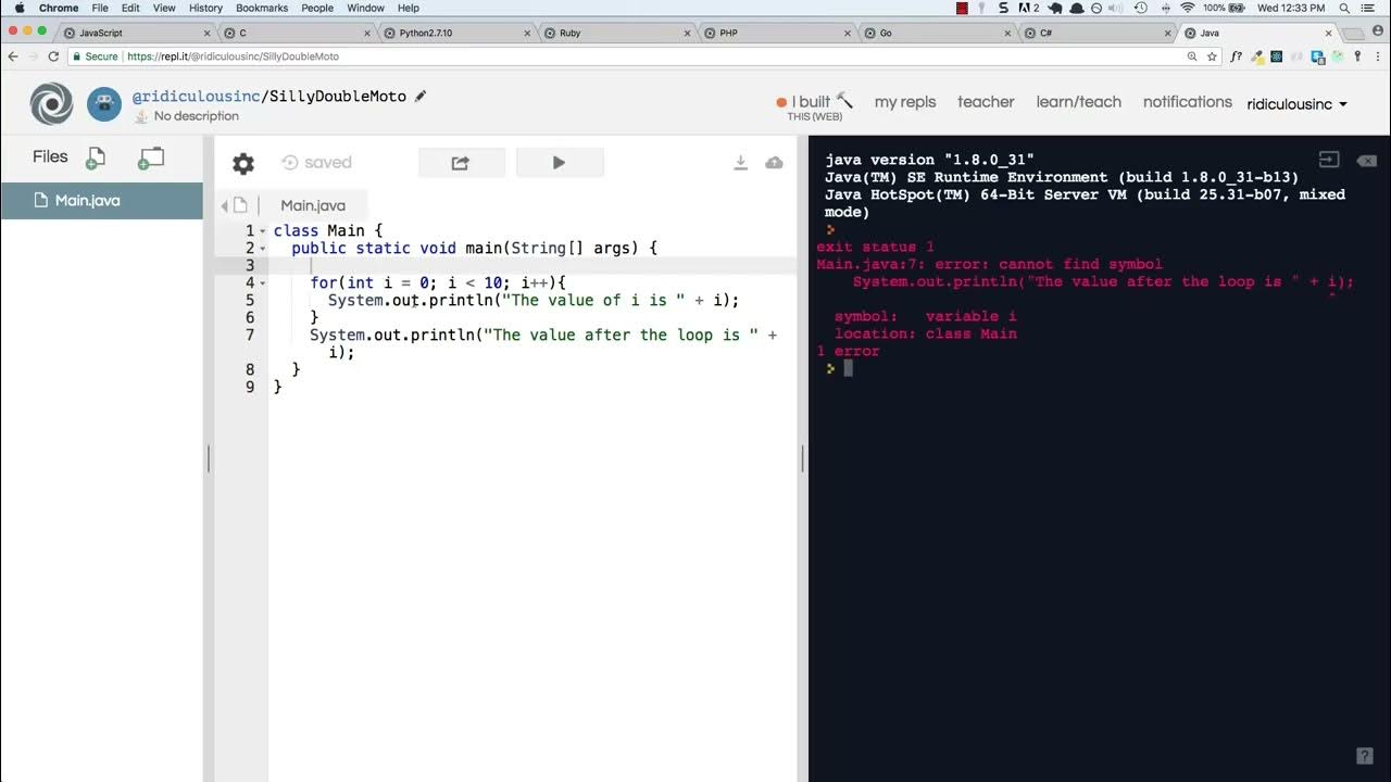 JavaScript Variable Scope vs Python/C/Java/Ruby/PHP - const & let To The Rescue! - YouTube